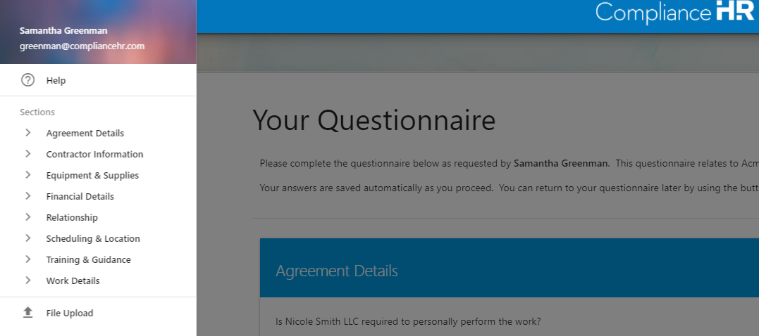 Navigator IC: Questionnaire - Instructions and Video